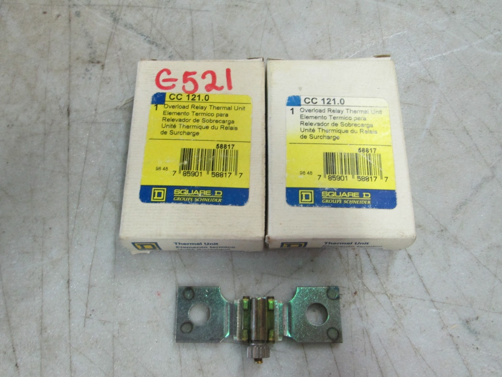 Square D Overload Relay Thermal Unit #CC121.0 Lot of 2 (NIB) | eBay