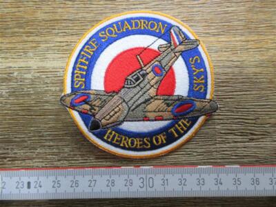 Patch Spitfire Squadron Heroes of the Sky Airforce RAF USAAF Kokarde US Army WW2 | eBay.de