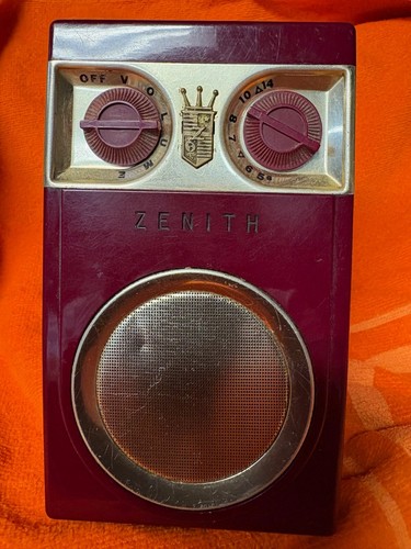 1955/56 ZENITH “Hand Wired Royal 500” Zenith’s 1st Transistor Radio ...