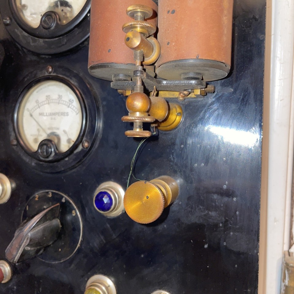 Fire Alarm Telegraph Panel with Milliamperes Gauges Vintage 10” x 24 ...