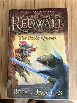 Brian Jacques A Tale Of Redwall The Sable Queen Hardcover Book & Dust ...