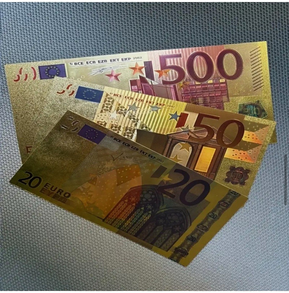 EURO NOTE SET 2002 (7 NOTE SET) FANTASY BILLS 5,10,20,50,100,200 AND ...