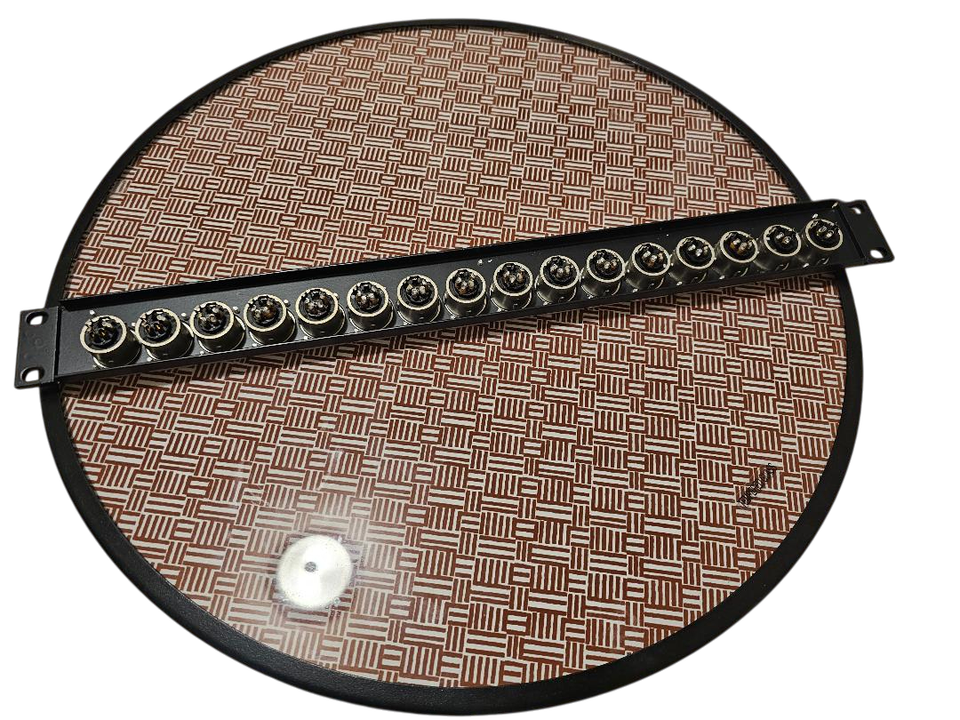 Canare 161U-B1 Pre-Loaded A/V Connector Panels 4-Pin XLR Connector ...