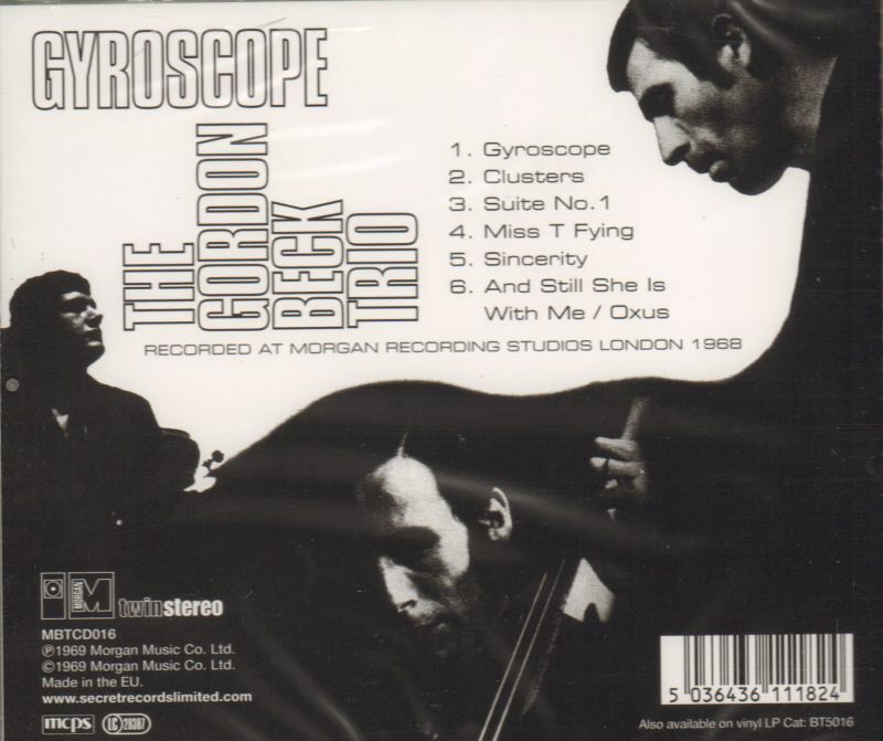 The Gordon Beck Trio(CD Album)Gyroscope-Morgan Blue Town-MBTCD016-EU-20 ...