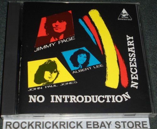 JIMMY PAGE,JOHN PAUL JONES,ALBERT LEE NO INTRODUCTION NECESSARY 13 ...