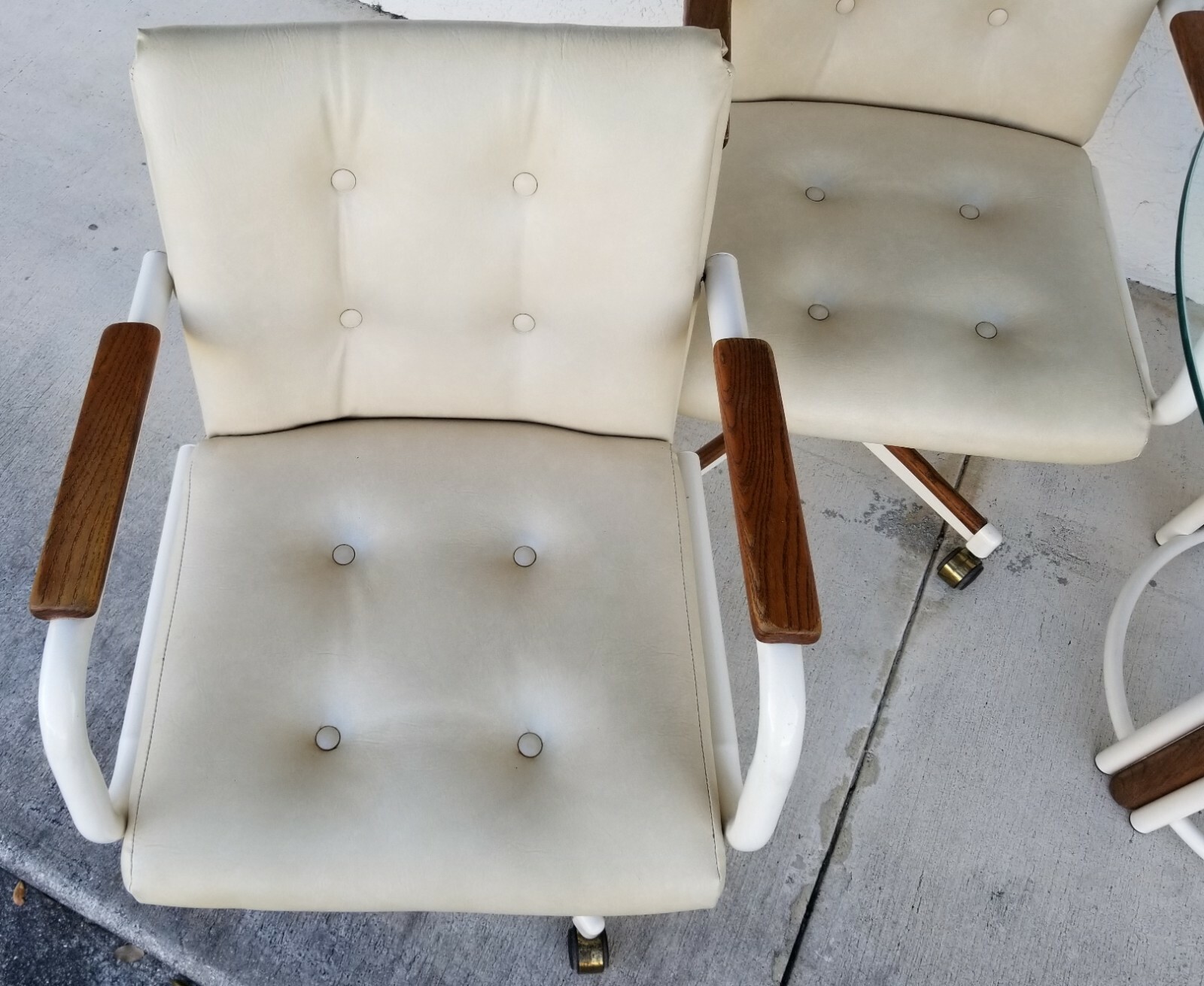 Vtg MCM DAYSTROM Dining Set Table + 4 Chairs | eBay