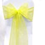 10PCS Organza Sashes Chair Cover Bow Sash WIDER FULLER BOWS Wedding ...
