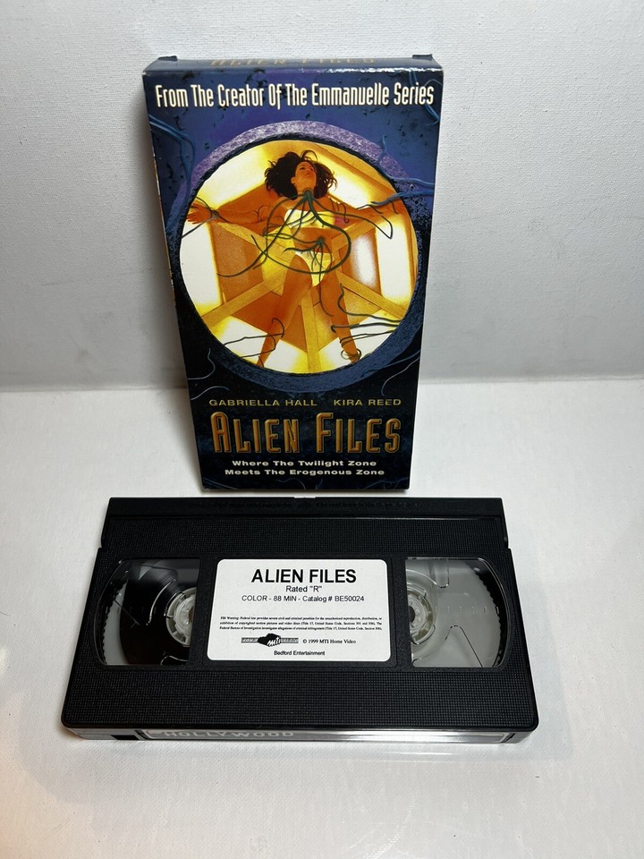 ALIEN FILES VHS SCI-FI KIRA REED GABRIELLA HALL Emanuelle 1999 ...
