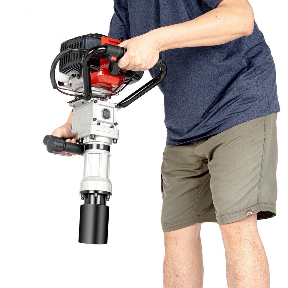 Gas Powered T-Post Driver 2-Stroke Gasoline Engine Fence Farm Push Pile ...