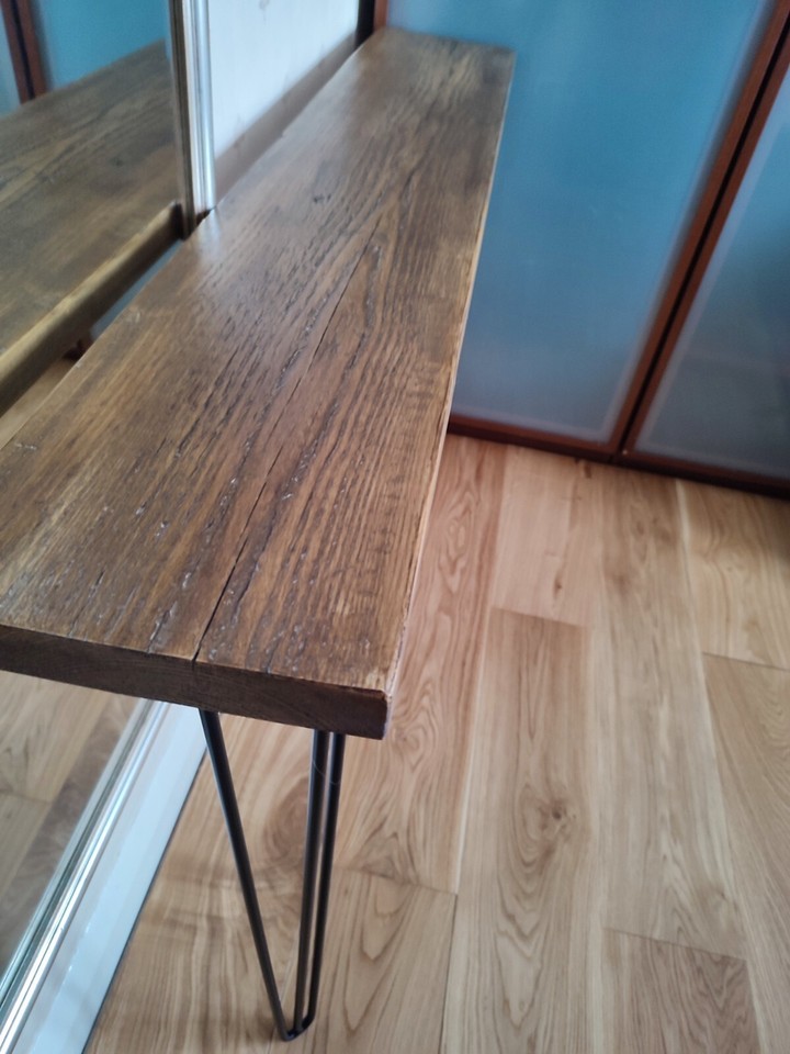 Radiator table** Console Table** Slimline Reclaimed Timber -Hallway ...