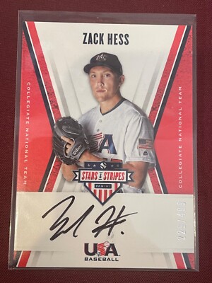 2019 Panini Stars and Stripes Signatures Auto /499 Zack Hess | eBay