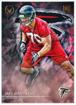Jake Matthews - Atlanta Falcons - 2014 Topps Valor Football - RC - #116 ...