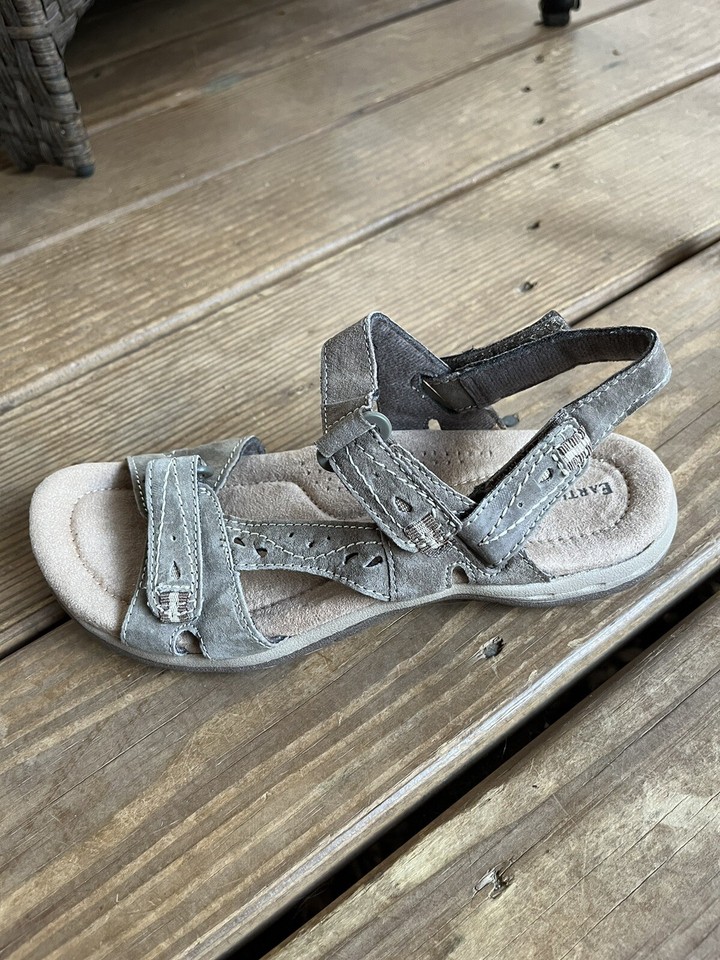 Women's Earth Origins Sophie Sandal Size 7 Suede Leather Beige Comfort | eBay