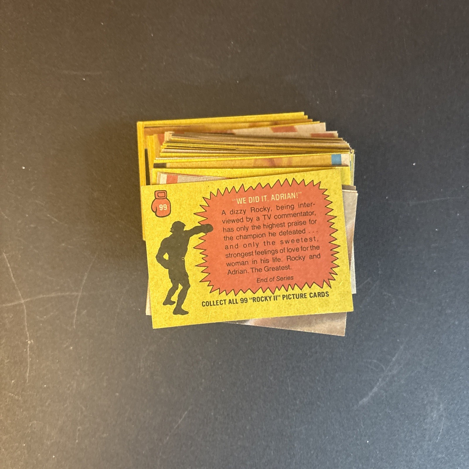 1979 Topps Rocky II Complete Trading Card Base Set of 99 Cards | eBay
