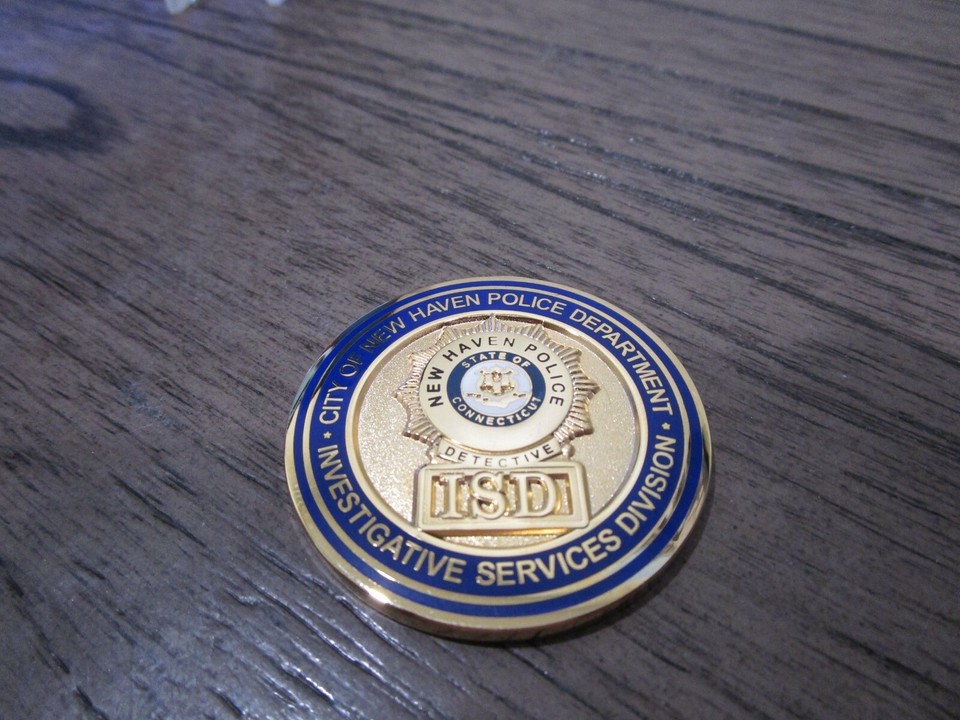 New Haven Police Department CONN Investigative Services Challenge Coin ...