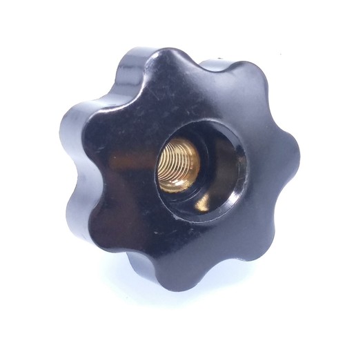 6x M6 x 32mm Plum Bakelite Hand Tighten Nuts Handle Star Thumb Nut ...