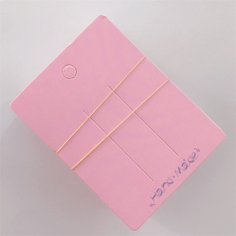 50PCS Solid Color Hairpins Packing Paper Card Girls Barrettes Display ...