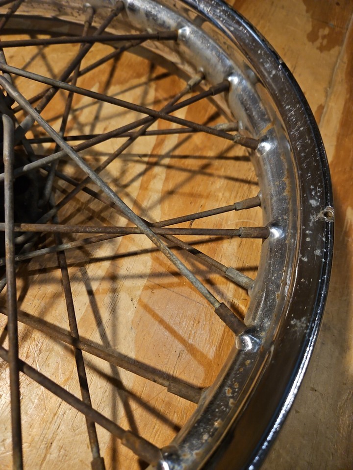 Harley Davidson 18 Inch Rear Wheel (Dented Rim) | eBay