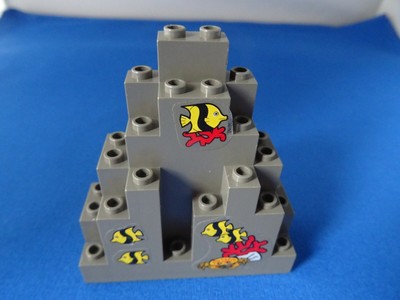 LEGO PART 6083 DARK GREY 3 x 8 x 7 ROCK PANEL TRIANGULAR x 1 (LURP ...