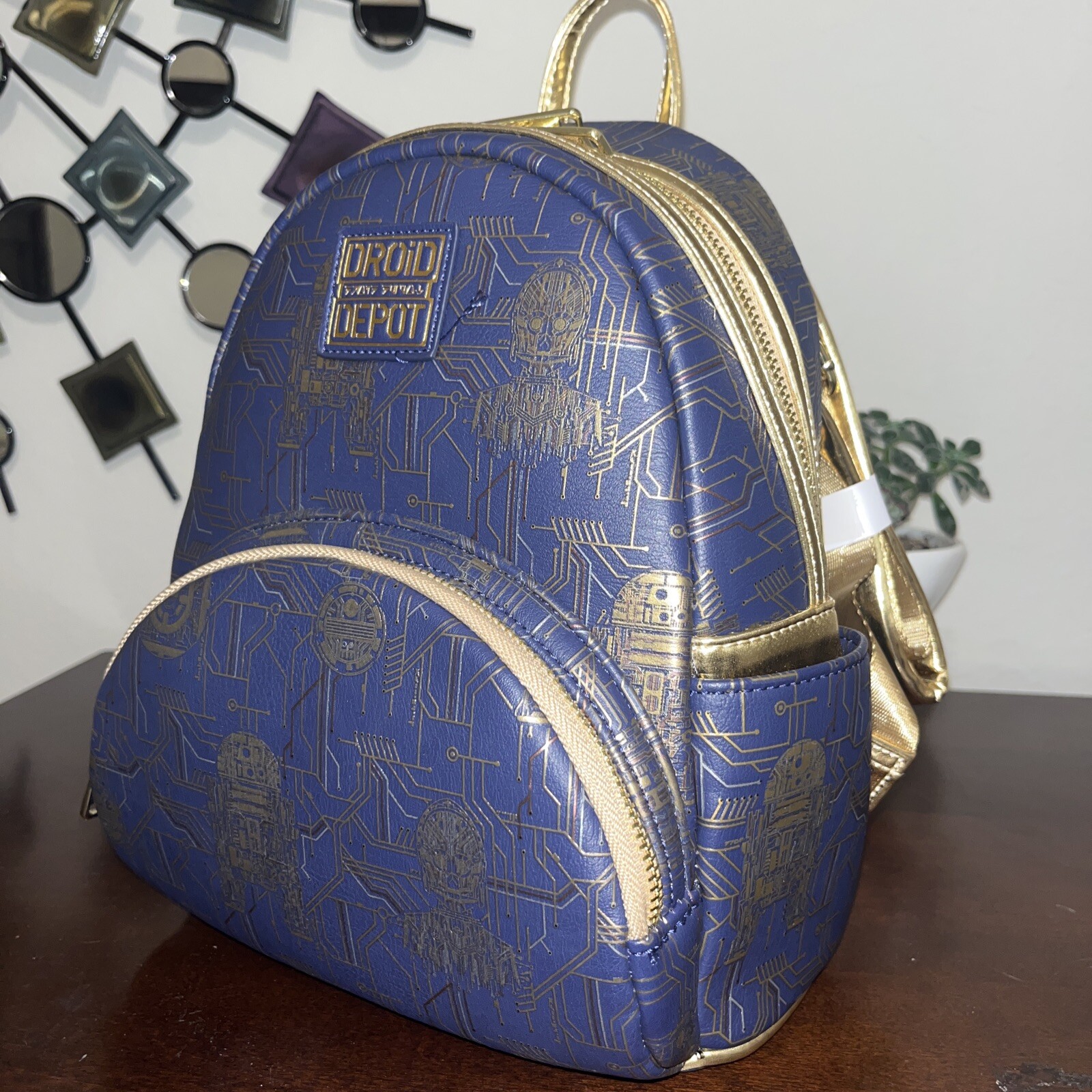 Disney Star Wars Galaxy’s Edge Droid DEPOT Loungefly Backpack Purse ...