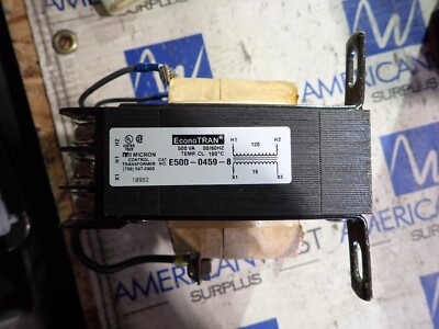 Micron Control Transformer E500-0459-8 500VA 120 to 18 Volt T1751 | eBay