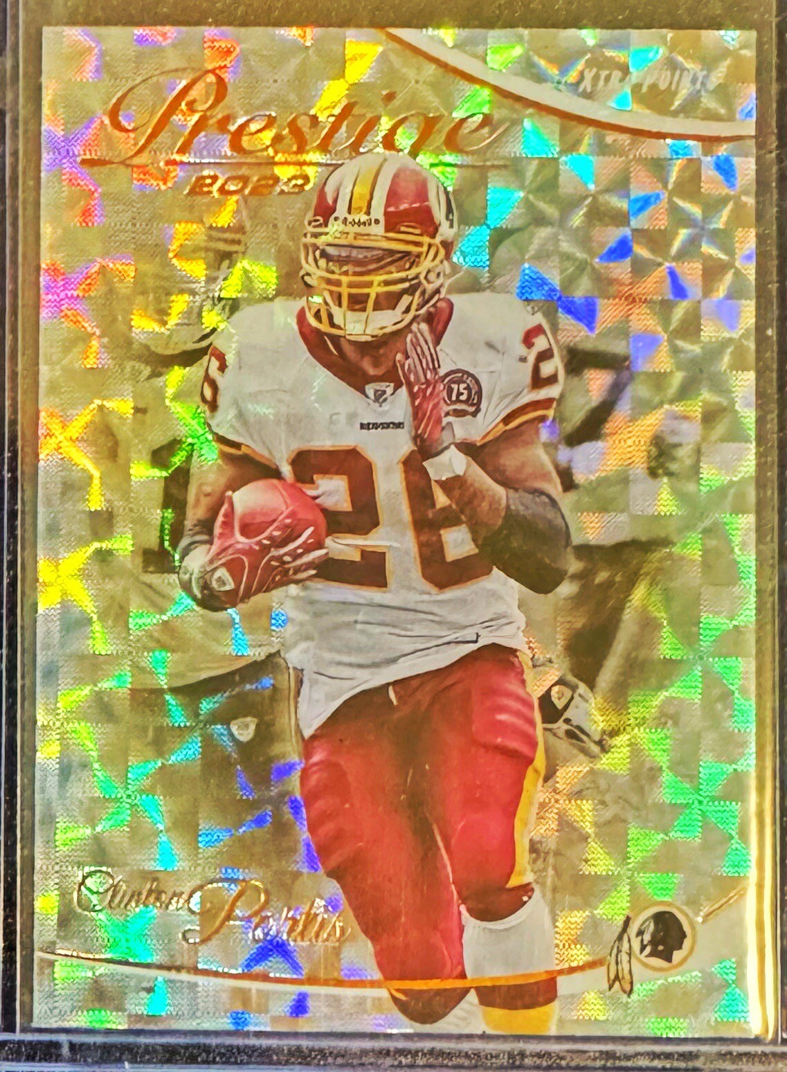 CLINTON PORTIS 23 Prestige Football Diamond Xtra Points Washington ...