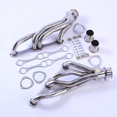 Stainless Steel Headers For Chevy Small Block SB V8 262 265 283 305 327 ...