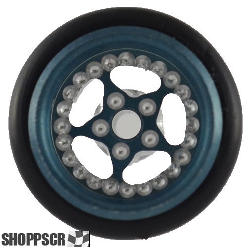 Pro Track Star in Blue 3/8" O-Ring Drag Wheelie Wheels / H.O. Fronts | eBay