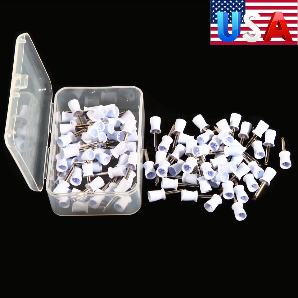 100-500*Dental Rubber Prophy Tooth Teeth Polish Polishing Cups Latch ...