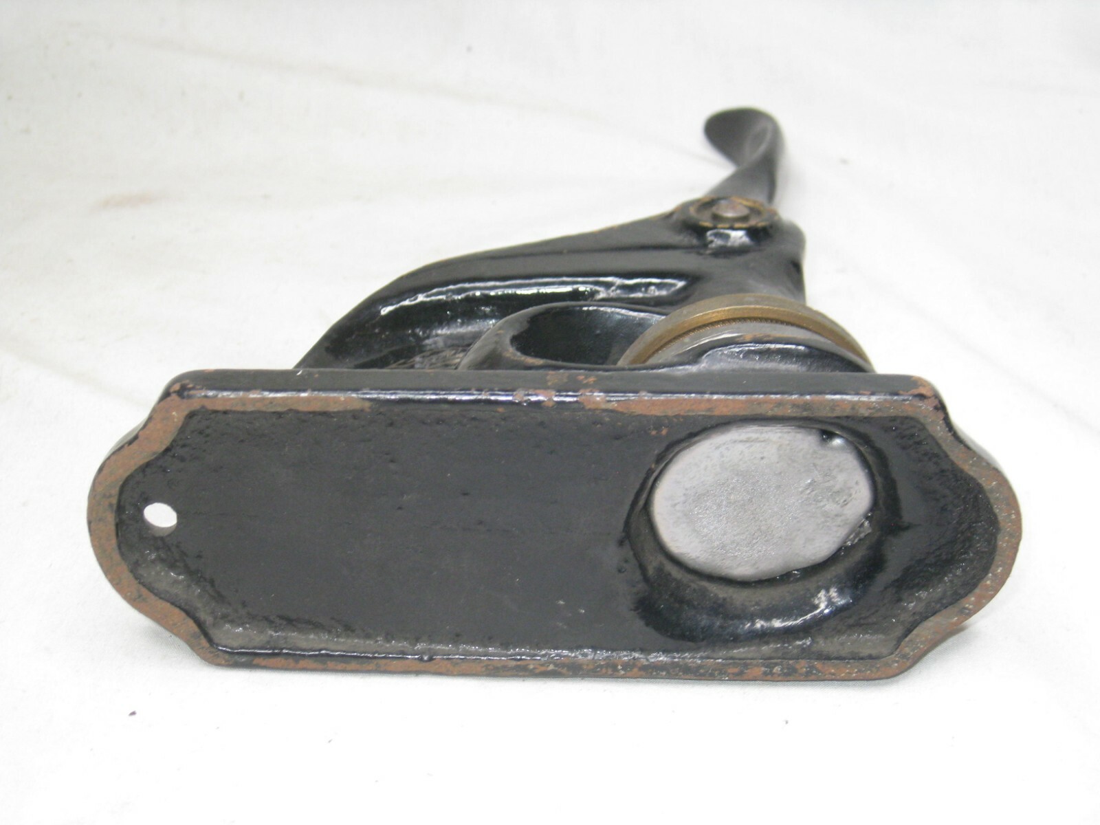 antique manual seal stamp press sealer old cast iron hand embosser GEO ...