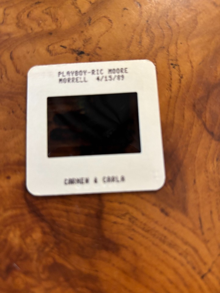 PLAYBOY PHOTO SHOOT Nude MORRELL TWINS 35MM Slide (2108) | eBay