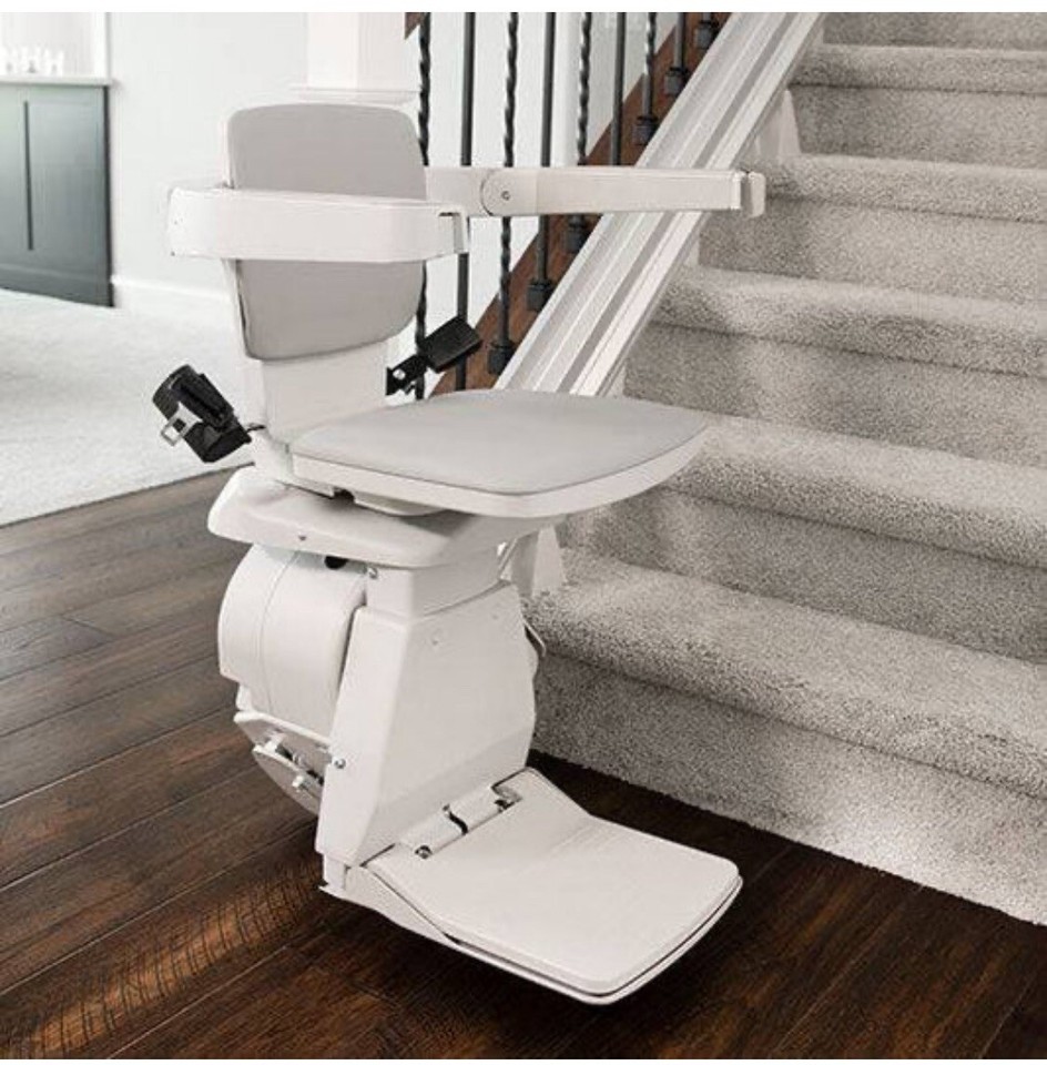 Electric Stair Chair Lift, Rated 300lb Bruno Foldable Swivel Seat MODEL ...