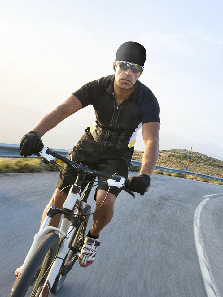 Biker Motorcycle Skull Cap Beanie Hat Bandana Head Wrap Du Doo Do Rag ...