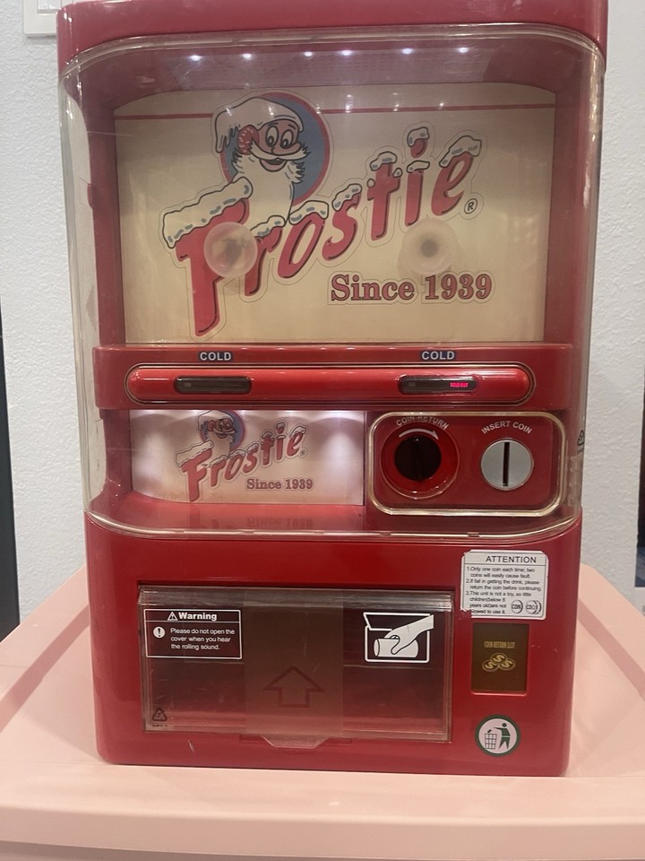 Vintage Frostie Root Beer Mini Vending Machine | eBay