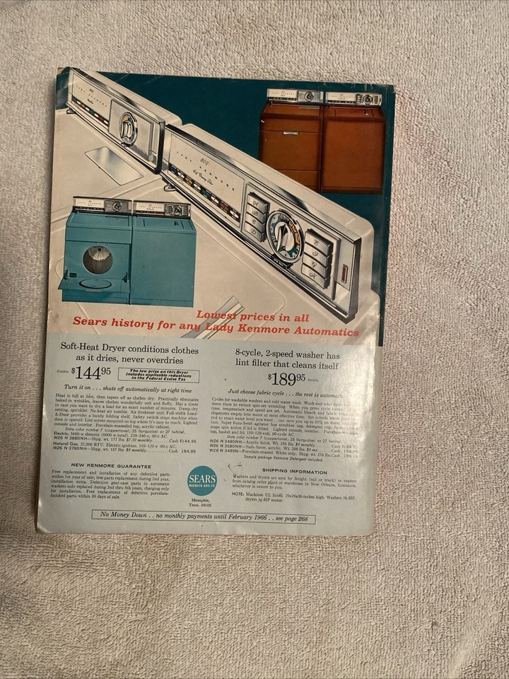 Sears 1965 Vintage Christmas Wishbook Catalog | eBay