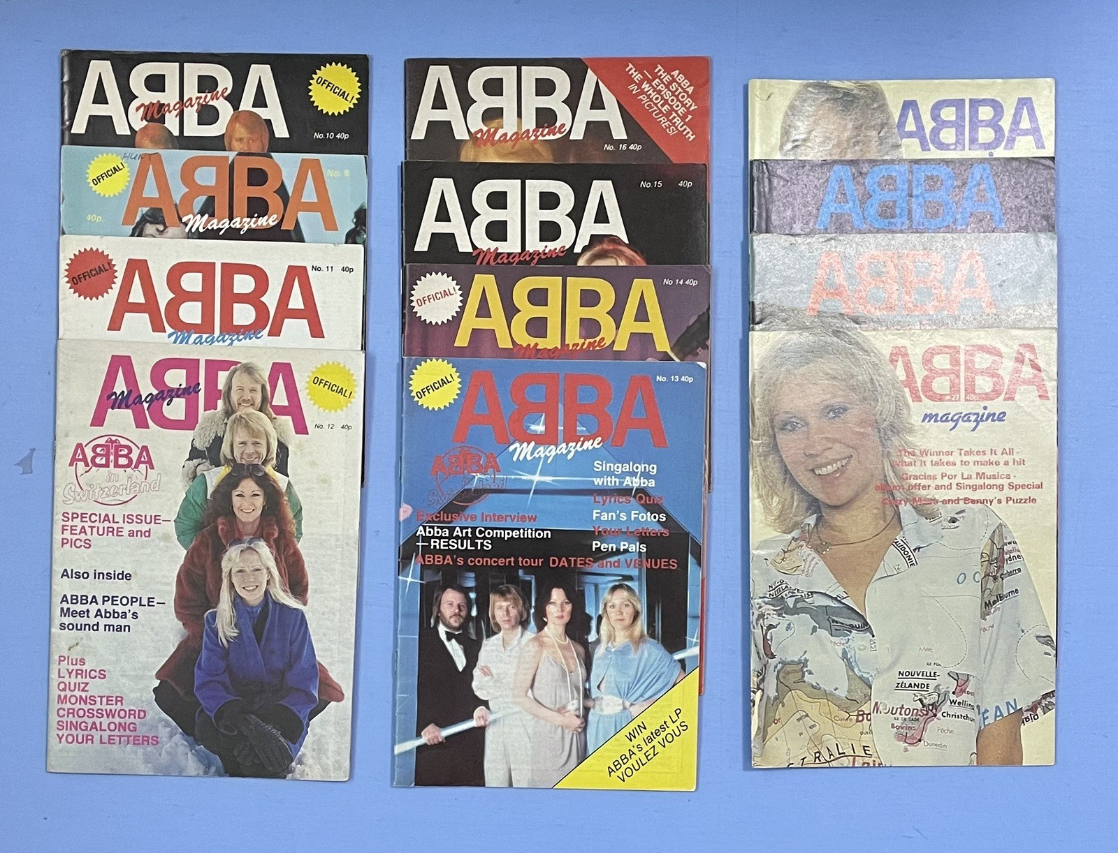22 OFFICIAL ABBA FAN CLUB MAGAZINES IN EXCELLENT CONDITION | eBay UK
