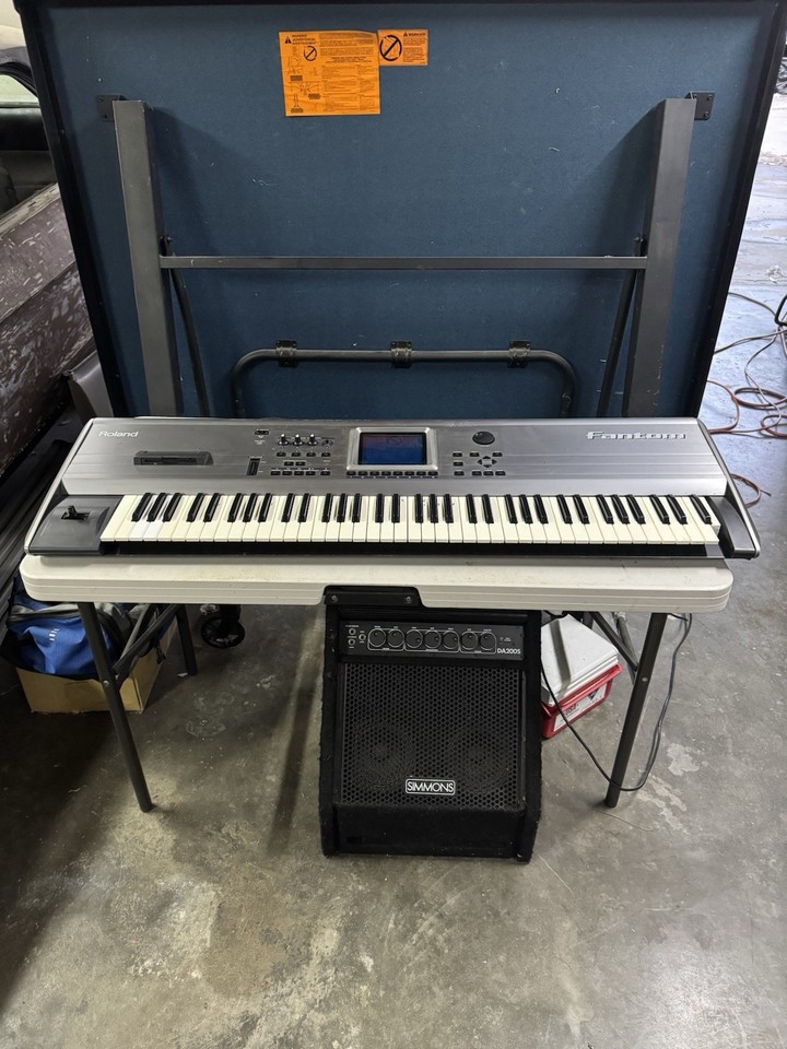 Roland FA-76 Fantom FA76 Synthesizer Keyboard MIDI Vintage Digital ...