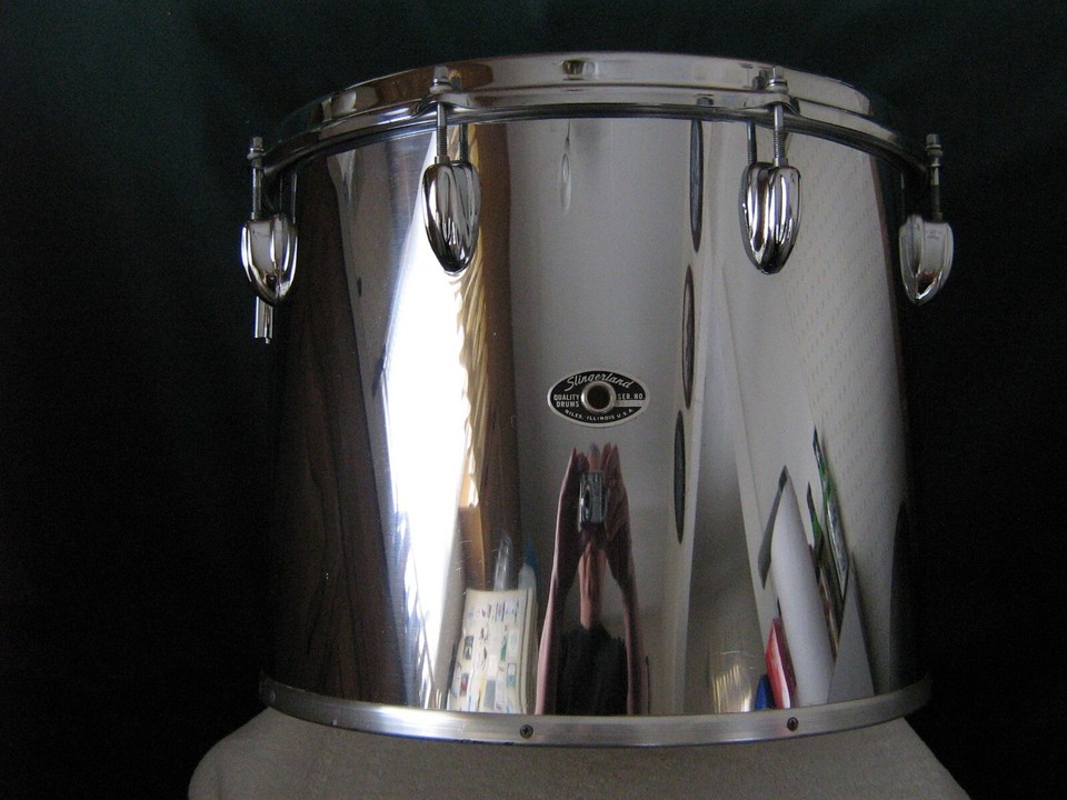 Slingerland Concert Tom COW 12 x 15 5ply 70's w/ TAMA Mount VG Clean ...