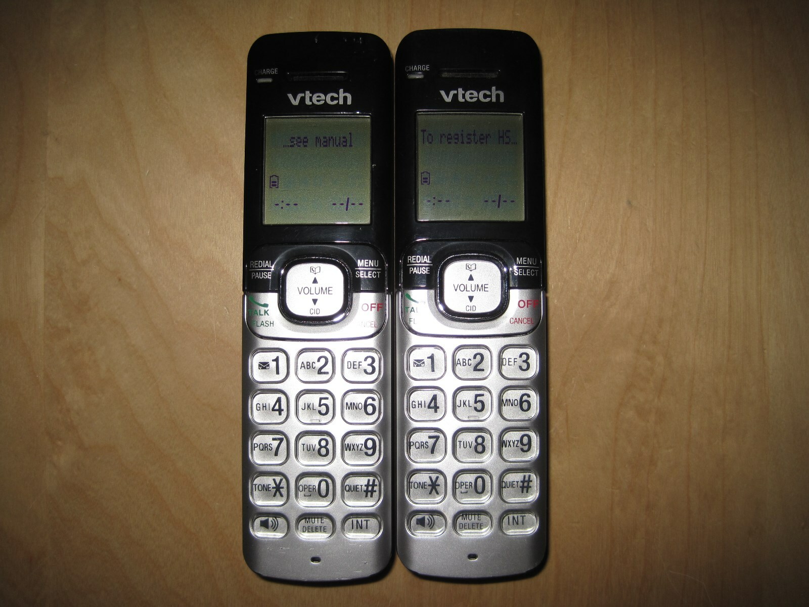 Lot of 2 Vtech CS6519-2 Cordless Expansion Handset Phone | eBay