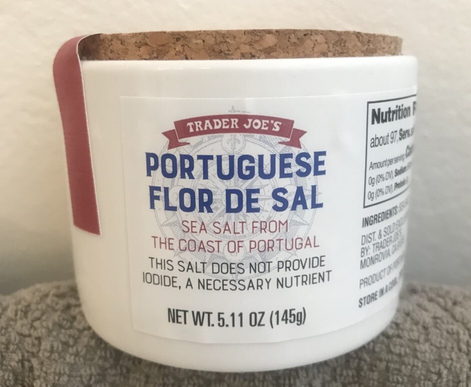 Trader Joe's Exclusive Portuguese Flor de Sal Sea Salt 5.11oz. Limited ...