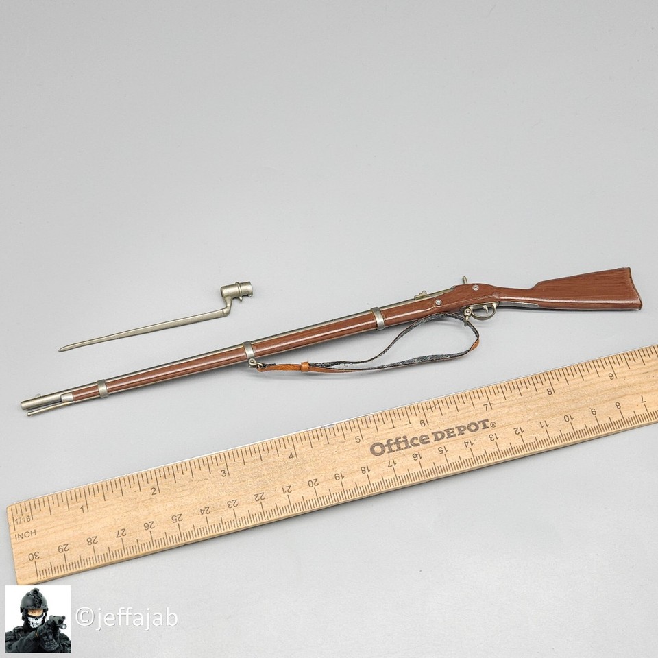 1:6 Sideshow Civil War Springfield 1861 Rifle w/ Bayonet for 12 ...