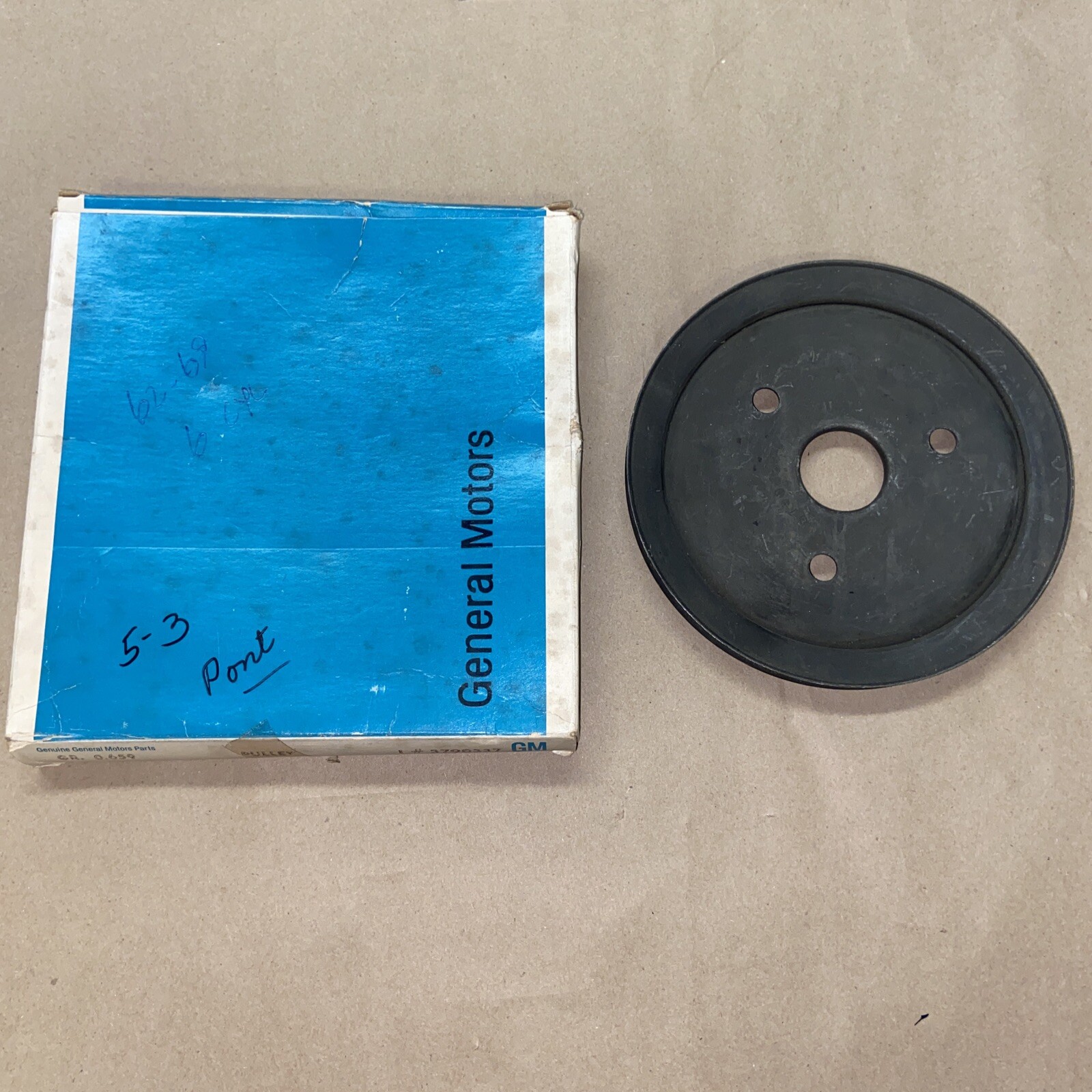 Gm Chevrolet Crank Pulley 3790337 NOS In Box | eBay