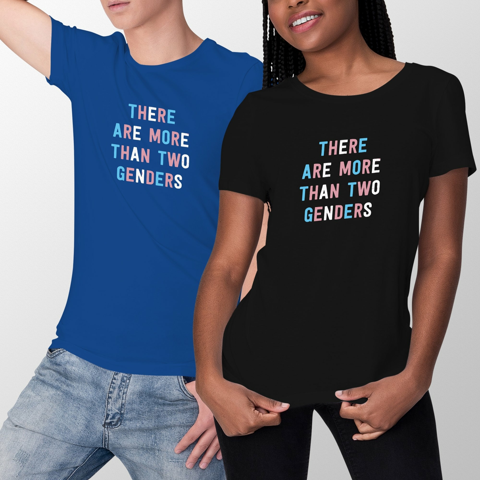 There Are More Than Two Genders Shirt Multiple Gender Shirts | eBay