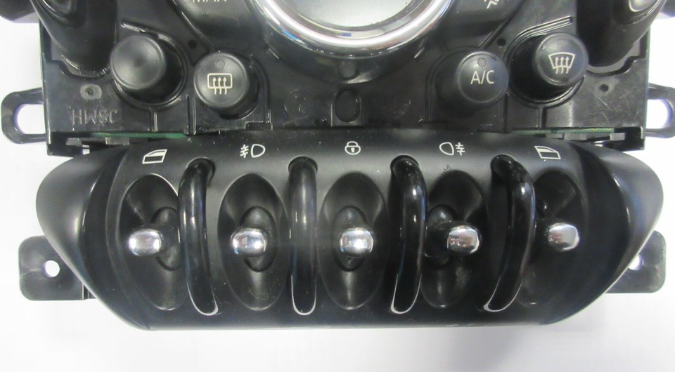 Genuine MINI Black Air Con Climate Control & Window Switches for R56 ...