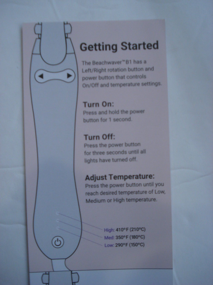 Beachwaver Pink Sunset B1 Rotating Curling Ceramic Hair Iron 1 inch ...