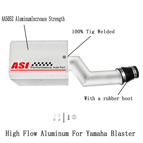 Aluminum High Flow IntakeAirbox Air Box For 1989-2006 Yamaha Blaster W ...