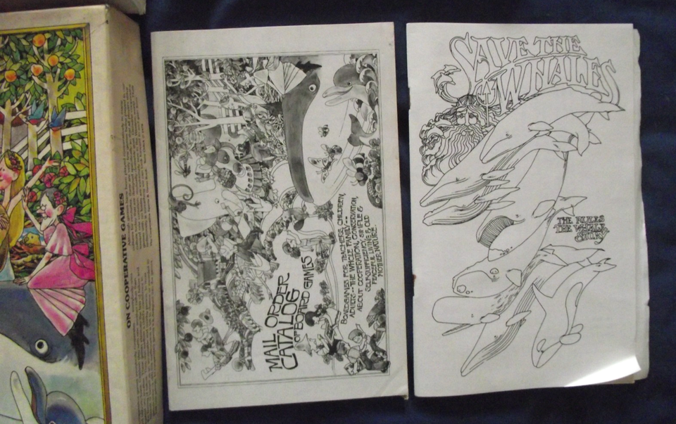 Vintage Save The Whales Board Game - 1978 - Animal Town Game Co ...