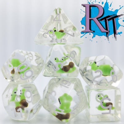 7pcs/Set Snail Slug Polyhedral Dice DND RPG MTG Role Playing Game ...