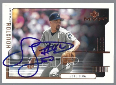 2000 Upper Deck MVP baseball #12 Jose Lima IP autograph signed card | eBay