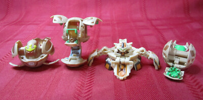 Lot 4 Bakugan Battle Brawlers Subterra Wormquake Sirenoid Coredem ...